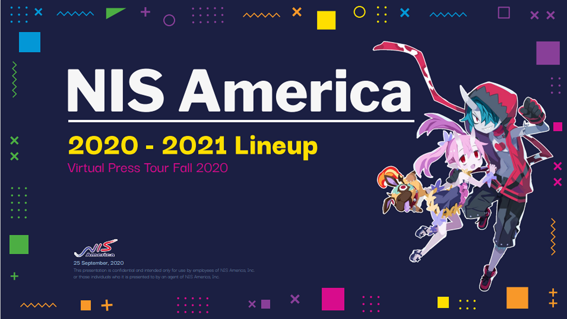 NIS America - Virtual Press Tour Automne 2020 - SpiritGamer